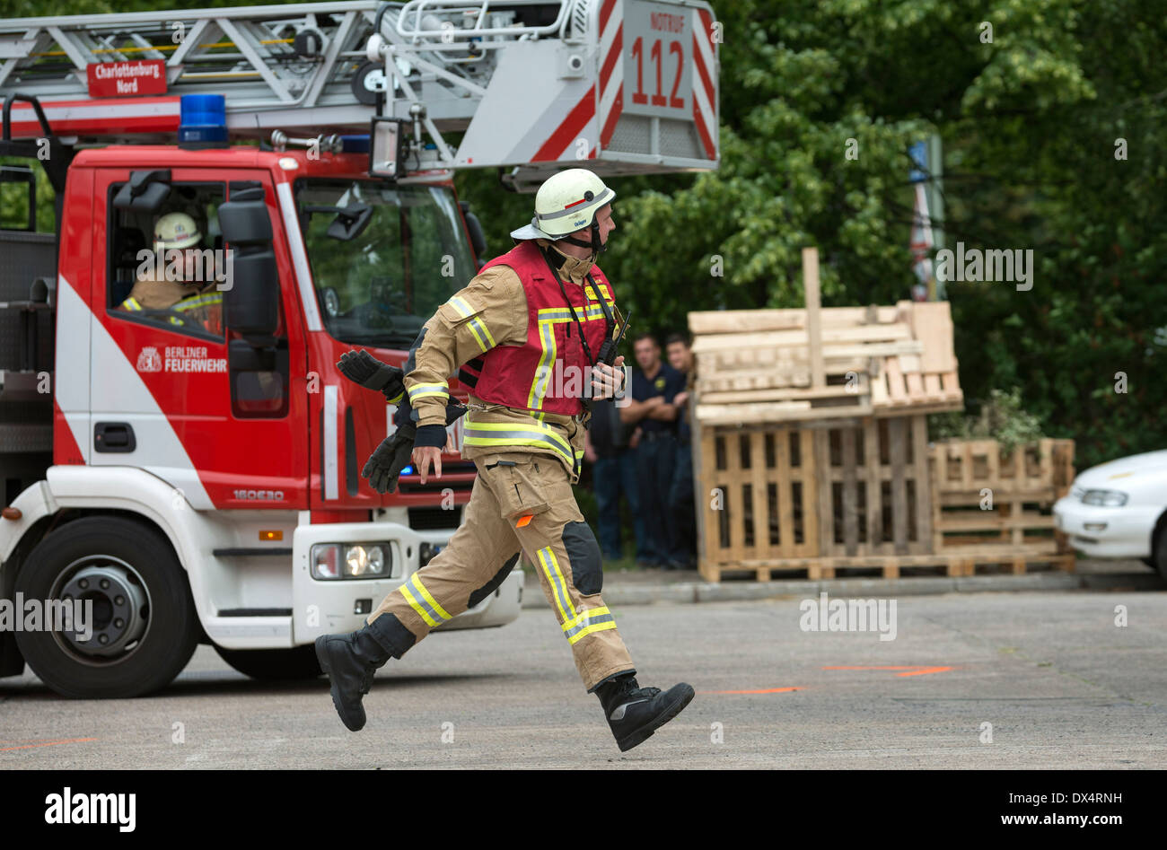 Berlin Fire Department Stock Photo - Alamy