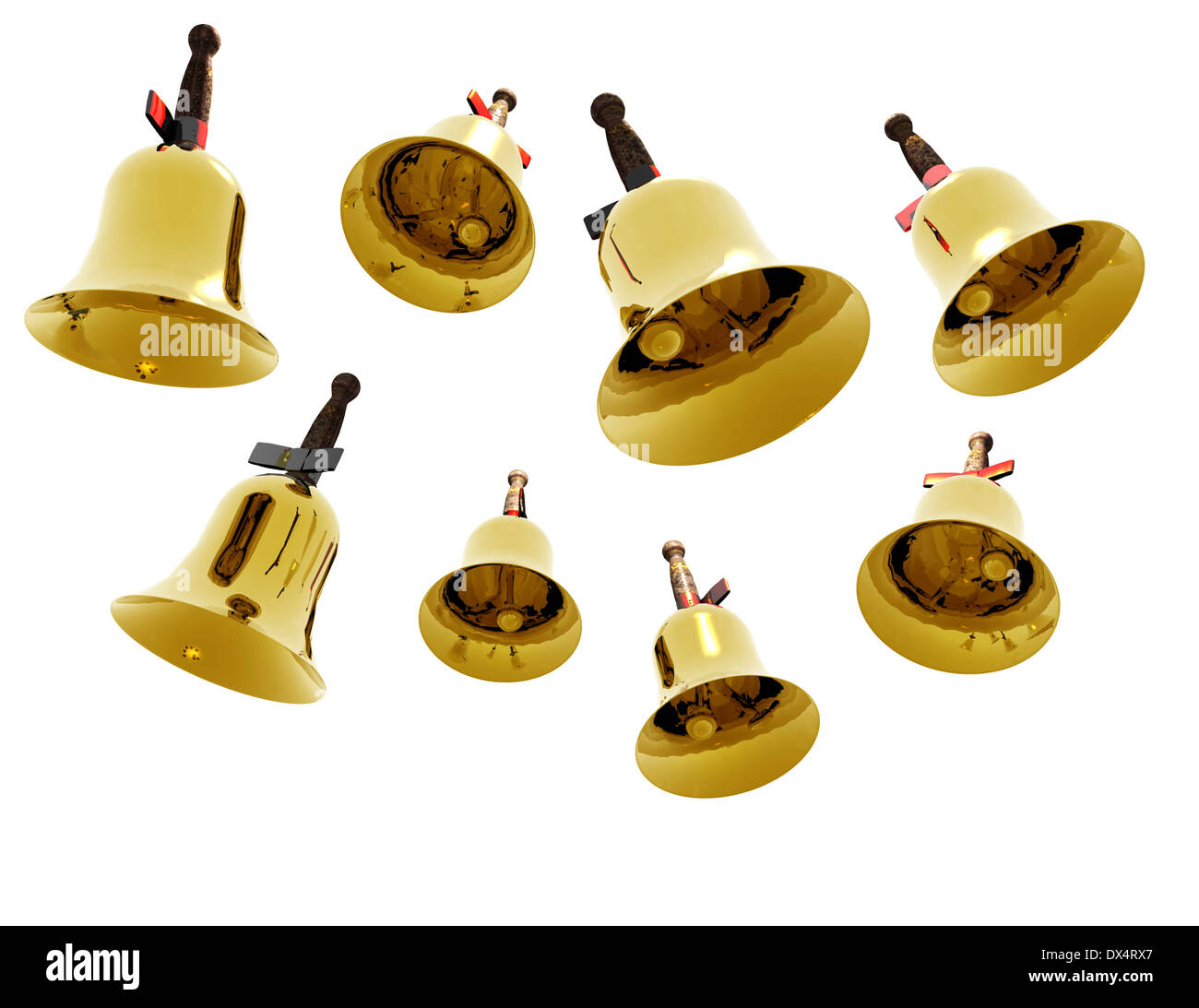 digital visualization of jingle bells Stock Photo - Alamy