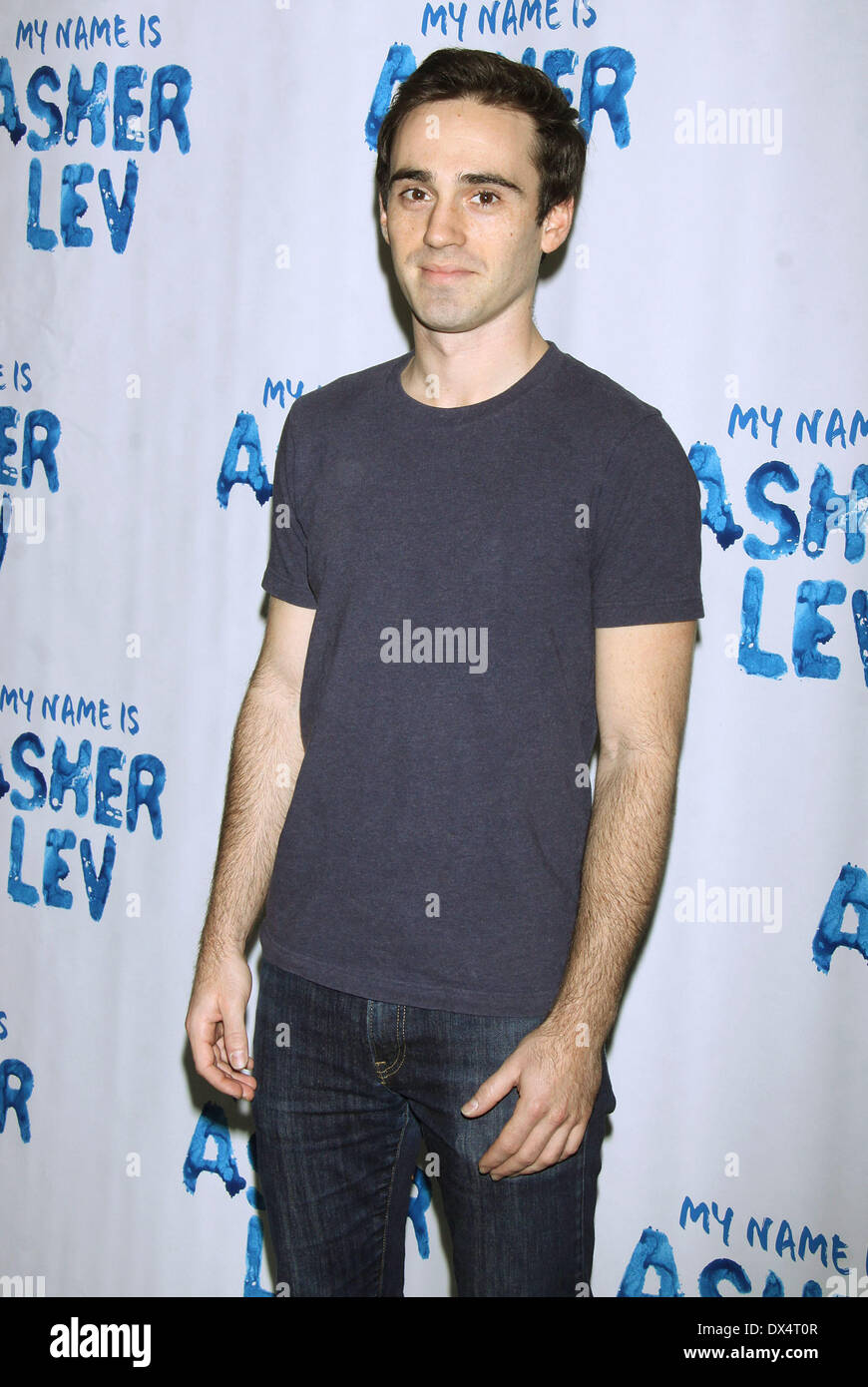 Ari Brand attends the meet and greet with the cast of 'My Name Is Asher Lev', held at Davenport ...
