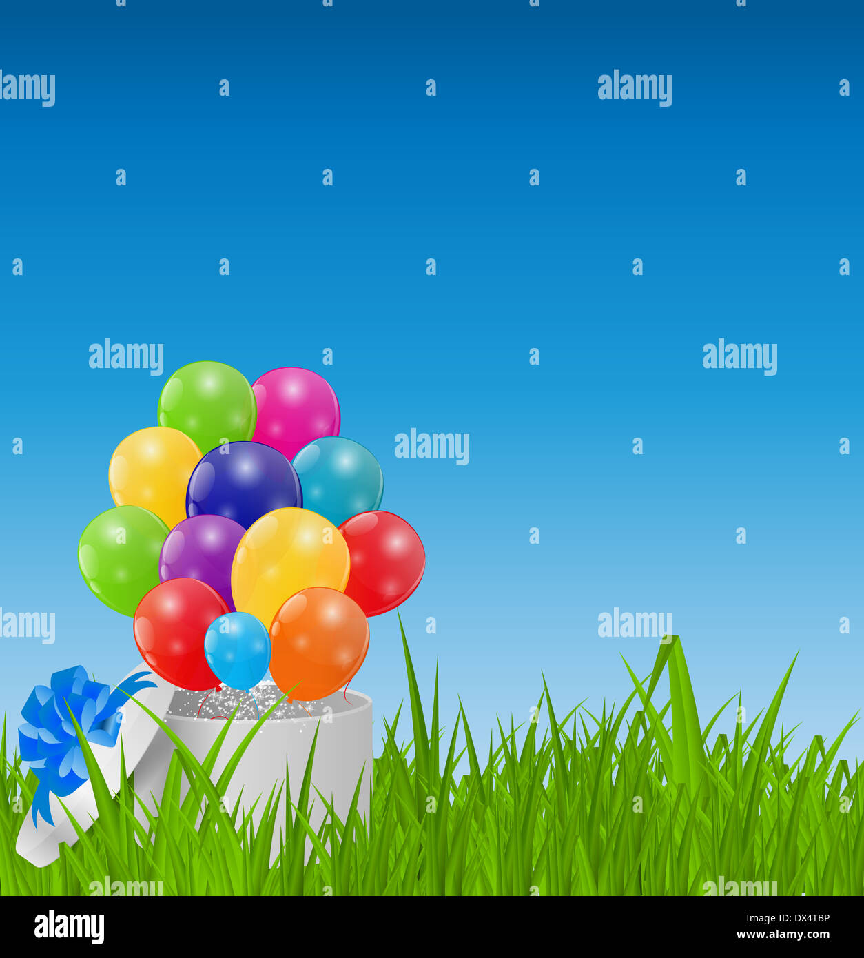 Easter Background Vector Illustration Stock Photo - Alamy