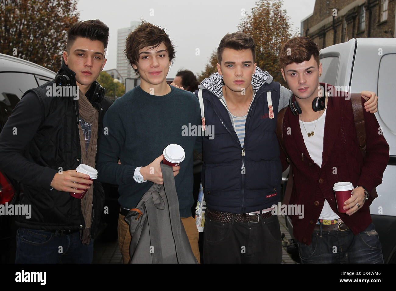 Jamie Hamblett aka JJ, George Shelley, Josh Cuthbert and Jaymi Hensley ...