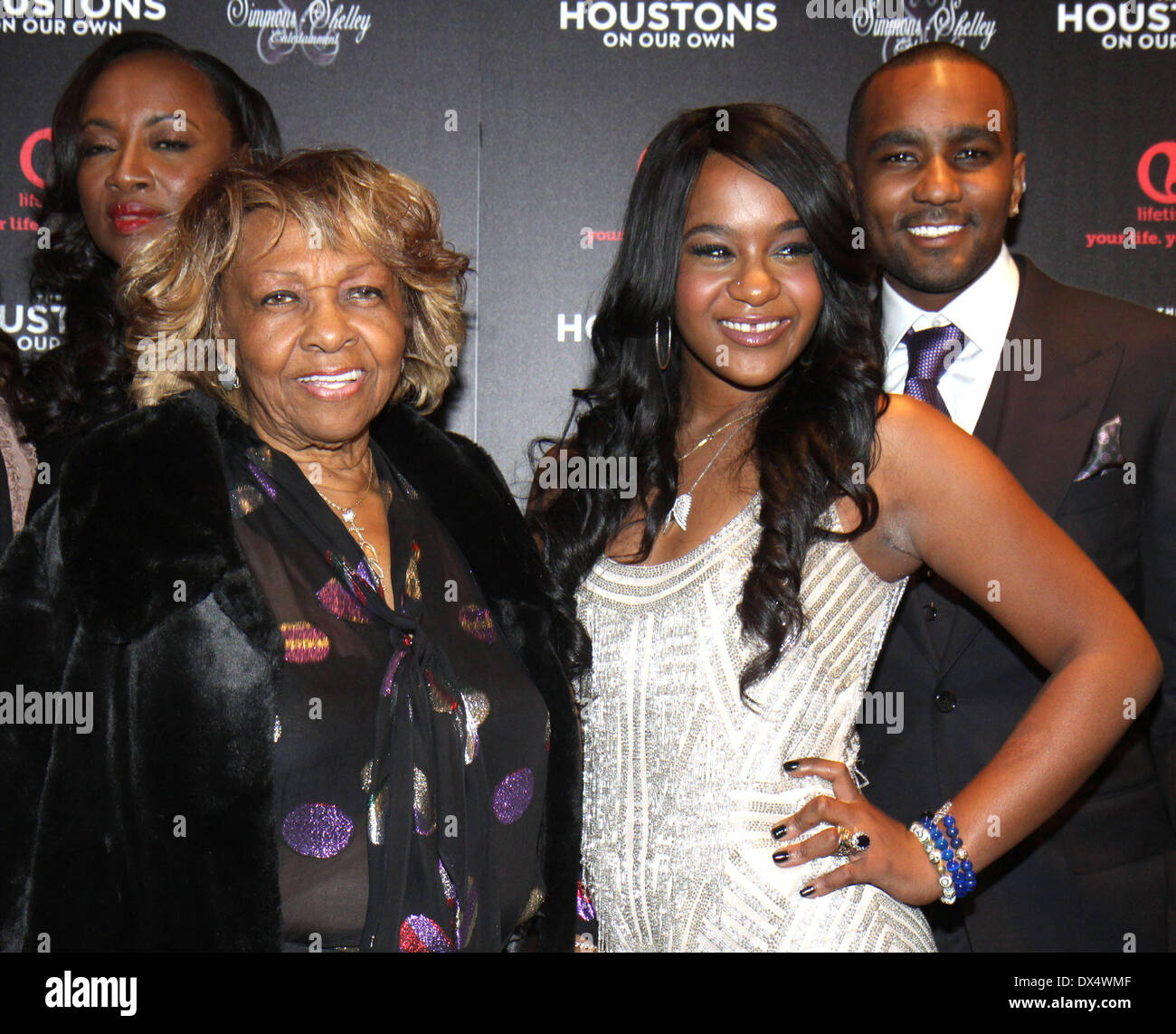Nick Gordon and Bobbi Kristina Brown with Cissi Houston Lifetime's new ...