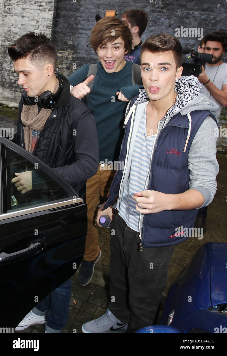 Jamie Hamblett aka JJ, George Shelley and Josh Cuthbert of Union J The ...