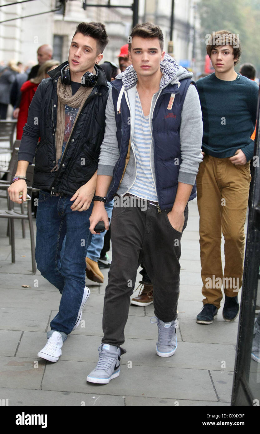 Jamie Hamblett aka JJ, Josh Cuthbert and George Shelley The X Factor ...