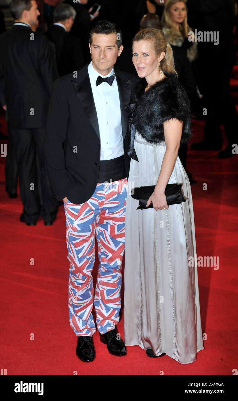 Bear Grylls and Shara Grylls Royal World Premiere of Skyfall held at ...