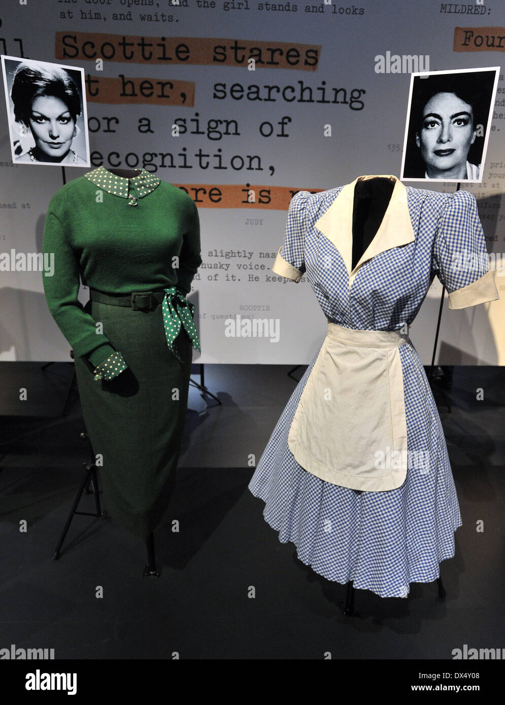 (L) Vertigo - Kim Novak as Madeleine Elster; (R) Mildred Pierce - Joan ...