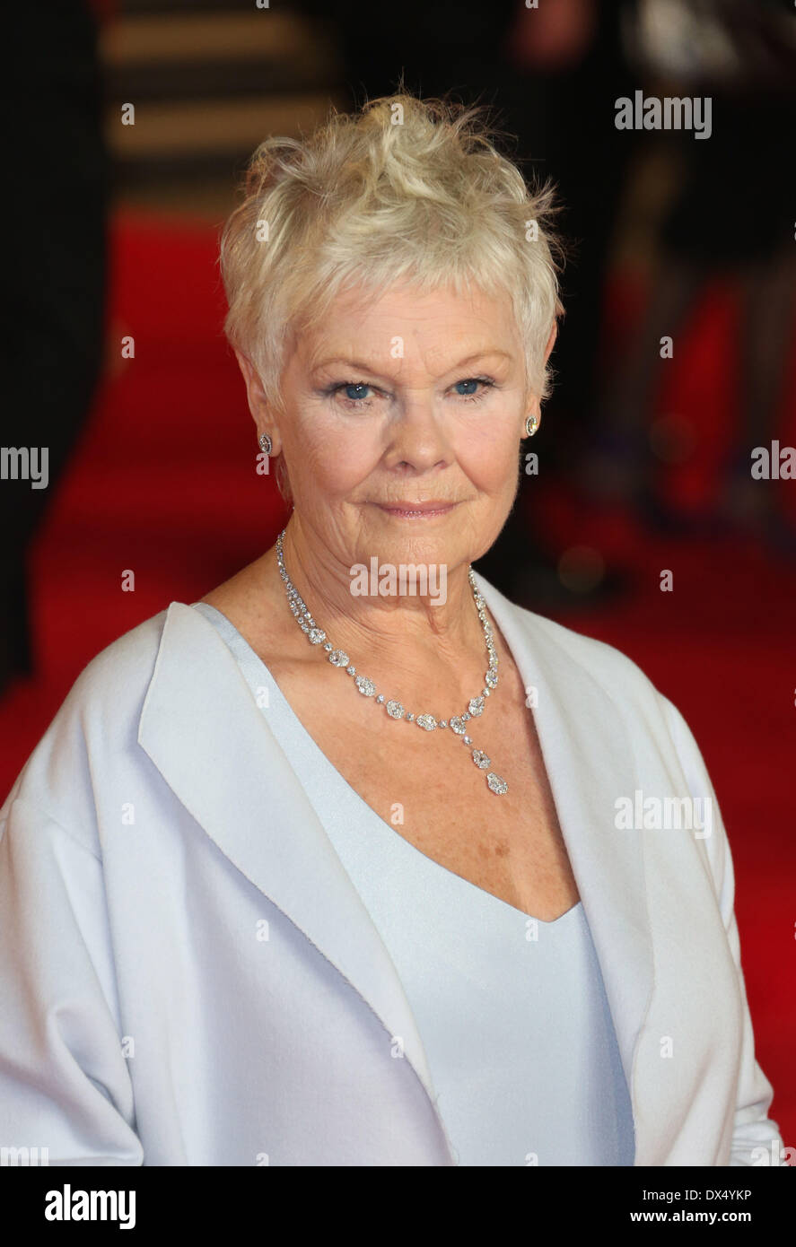 Dame Judi Dench James Bond Skyfall World Premiere held at the Royal ...