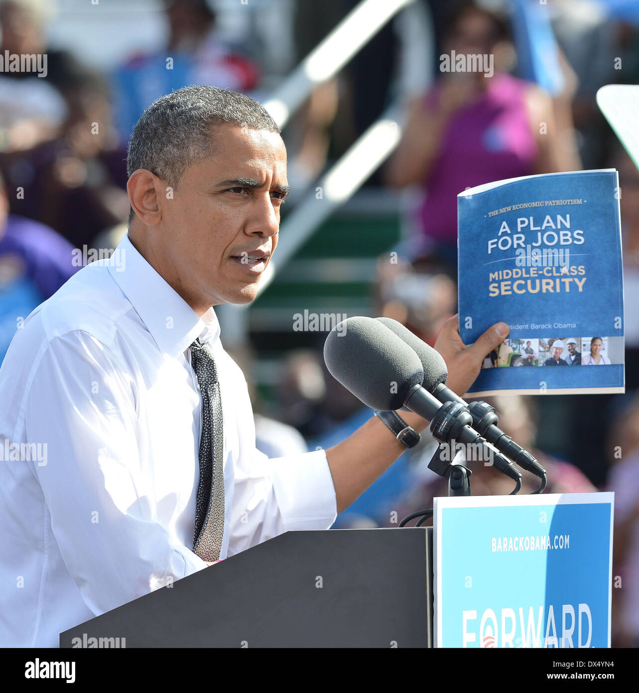 President Barack Obama speaks during a grassroots campaign event at ...