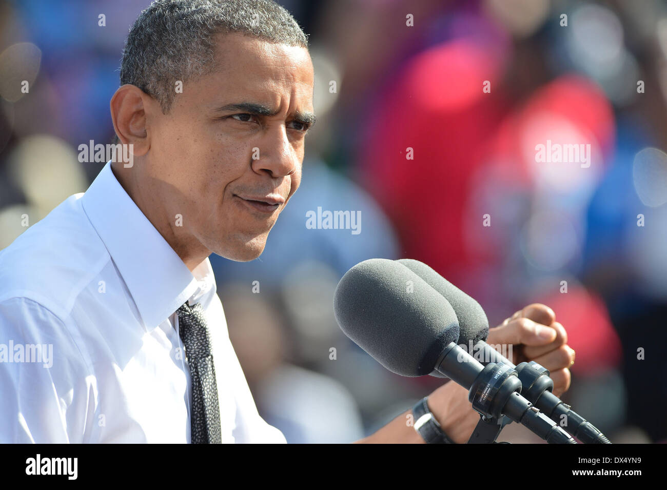President Barack Obama speaks during a grassroots campaign event at ...