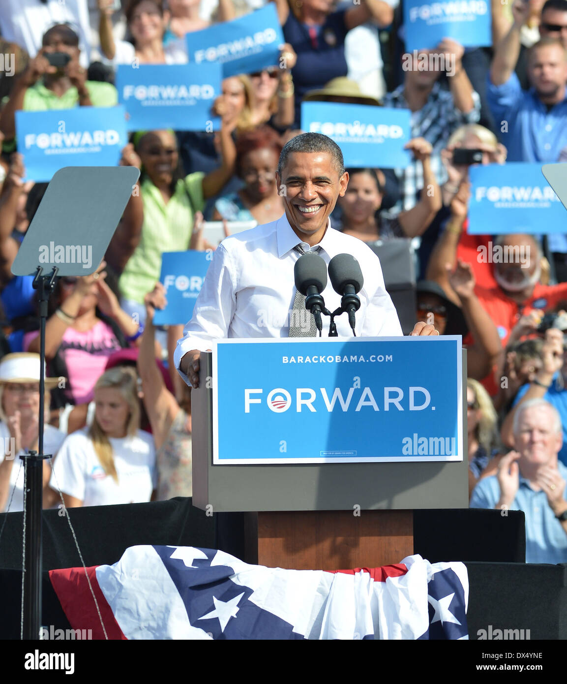 President Barack Obama speaks during a grassroots campaign event at ...