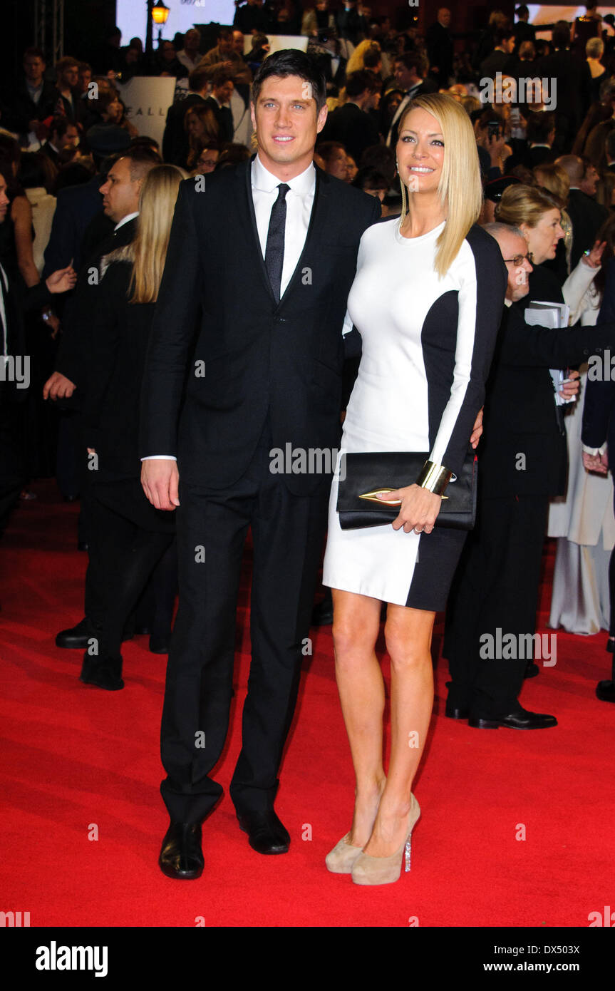 Vernon Kay and Tess Daly James Bond Skyfall World Premiere held at the ...