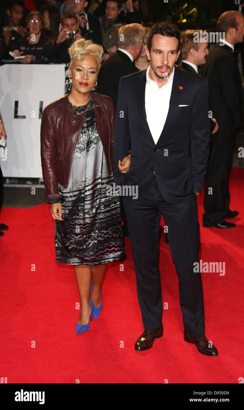 Emeli Sande and husband Adam Gouraguine James Bond Skyfall World ...