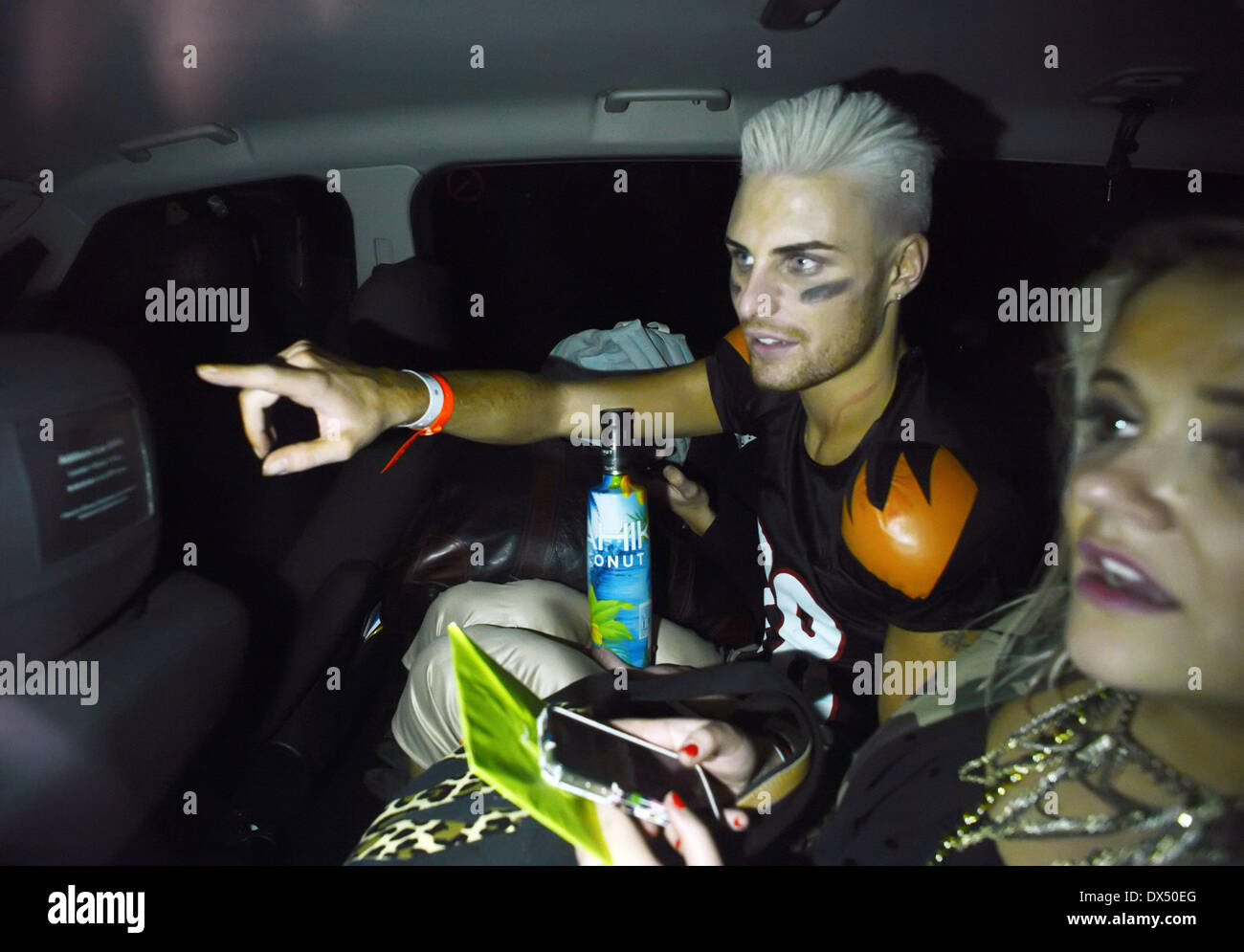 X Factor finalist Rylan Clark Leaving Mahiki Club after celebrating his ...