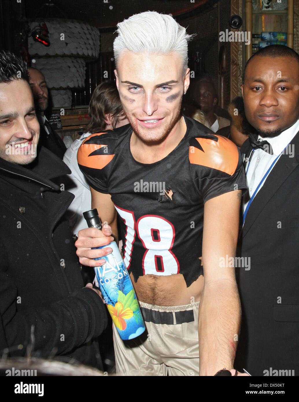 X Factor finalist Rylan Clark Leaving Mahiki Club after celebrating his ...