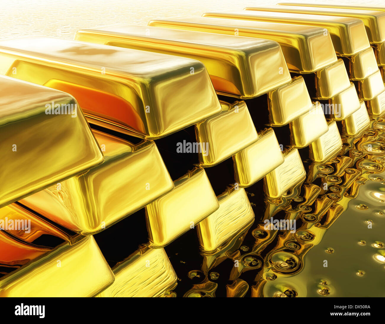 Digital Gold Bullions Stock Photo - Alamy