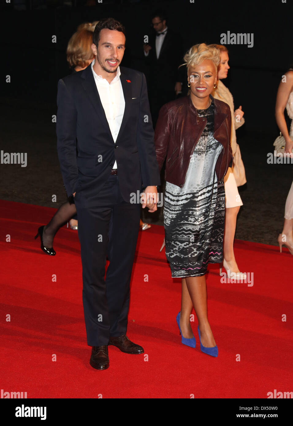 Emeli Sande and husband Adam Gouraguine James Bond Skyfall World ...