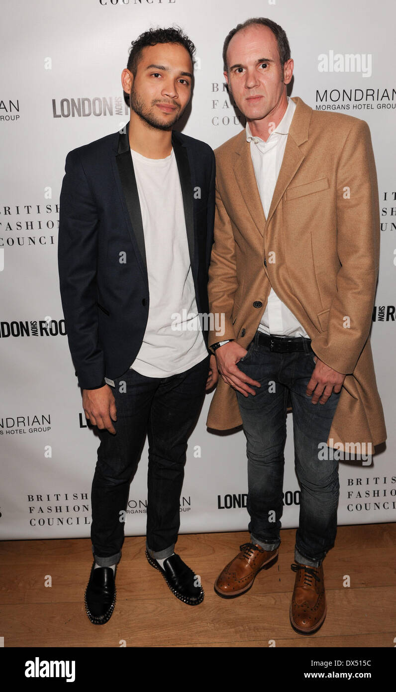 Antonio Morrison and David Thomas The British Fashion Council Cocktail ...