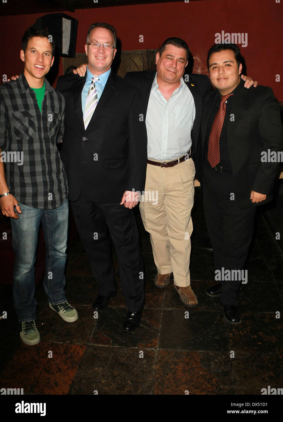 Mike C. Manning, WEHO Mayor Jeffrey Prang, Eric C. Bauman, Ari Ruiz ...