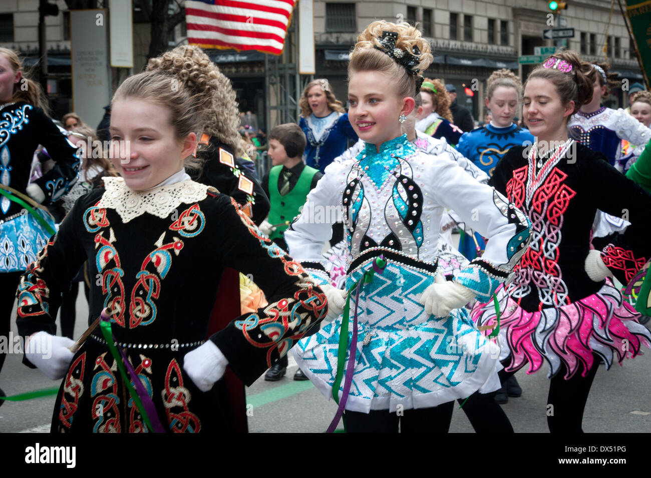 Manhattan, New York, USA. 17th Mar, 2014. Traditional Irish step ...
