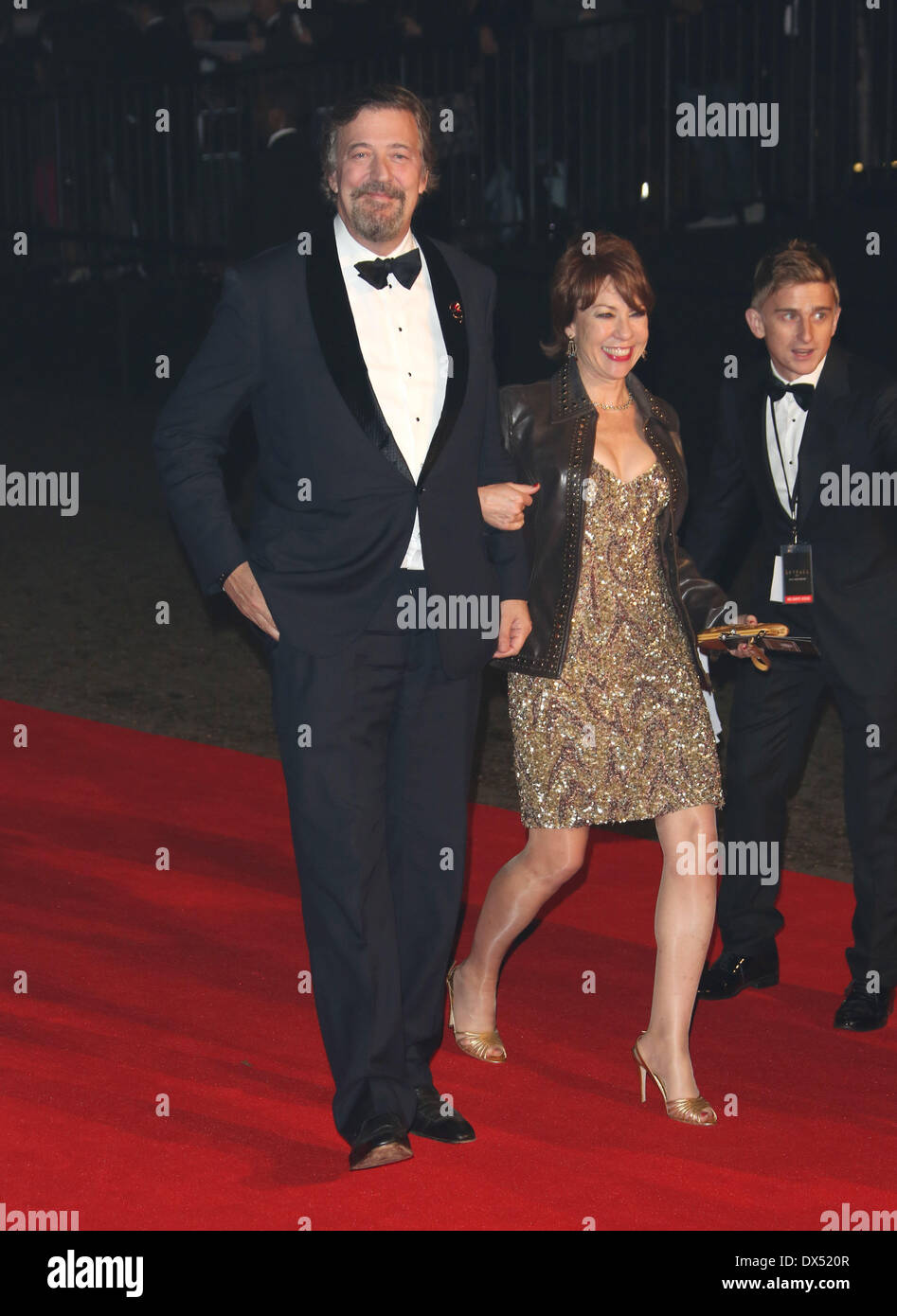 Stephen Fry and Cathy Lette James Bond Skyfall World Premiere after ...