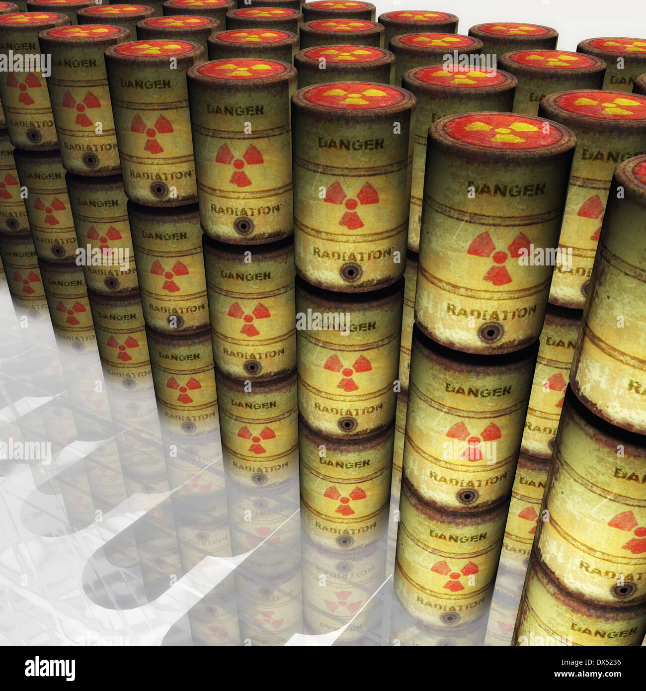 Drums of radioactive waste hi-res stock photography and images - Alamy
