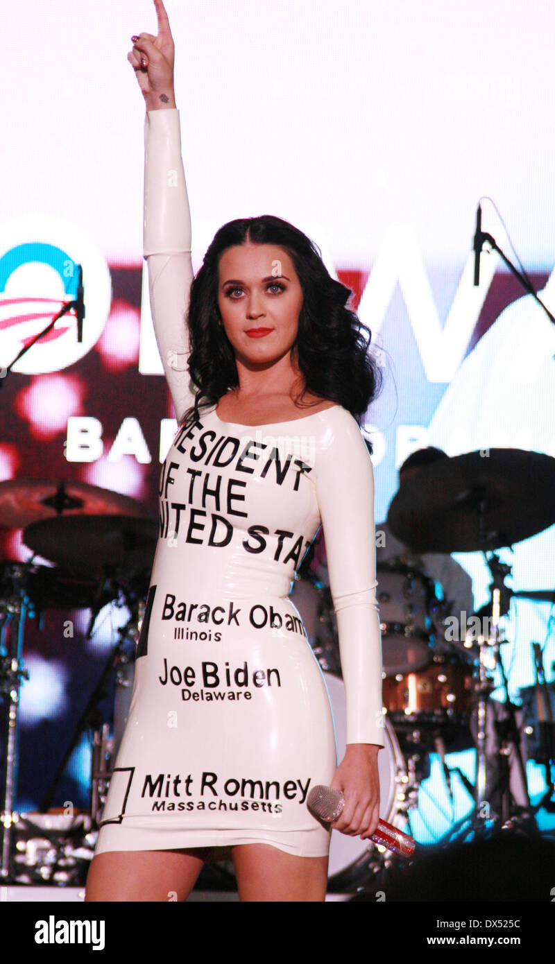 Katy Perry performs at the "America Forward" Grassroots Event with ...