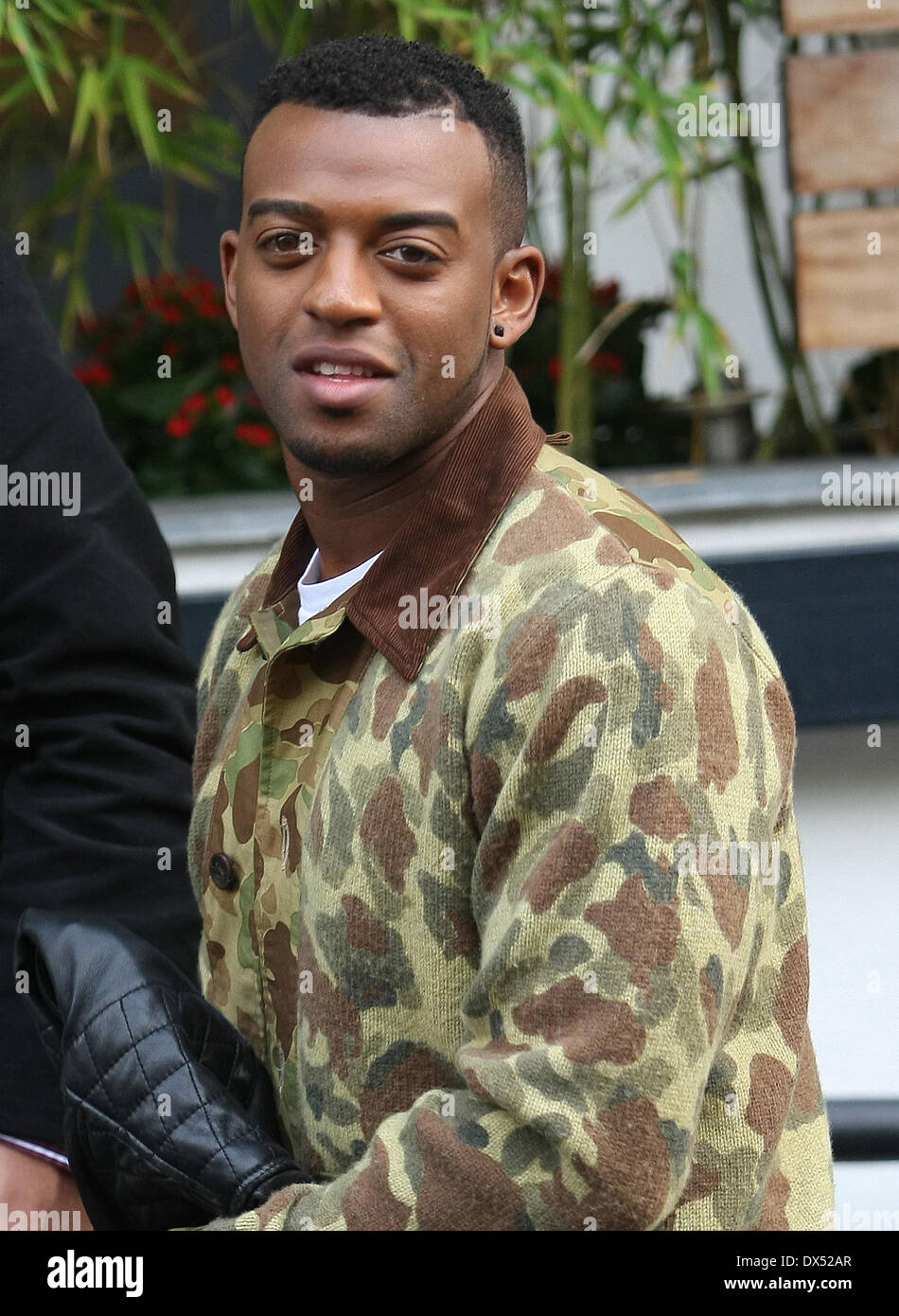 Oritse Williams of JLS outside the ITV studios London, England - 24.10. ...
