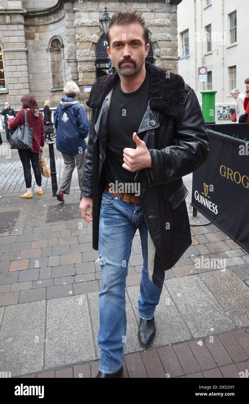 Emmett J Scanlan E4's Hollyoaks cast seen shooting scenes outside ...