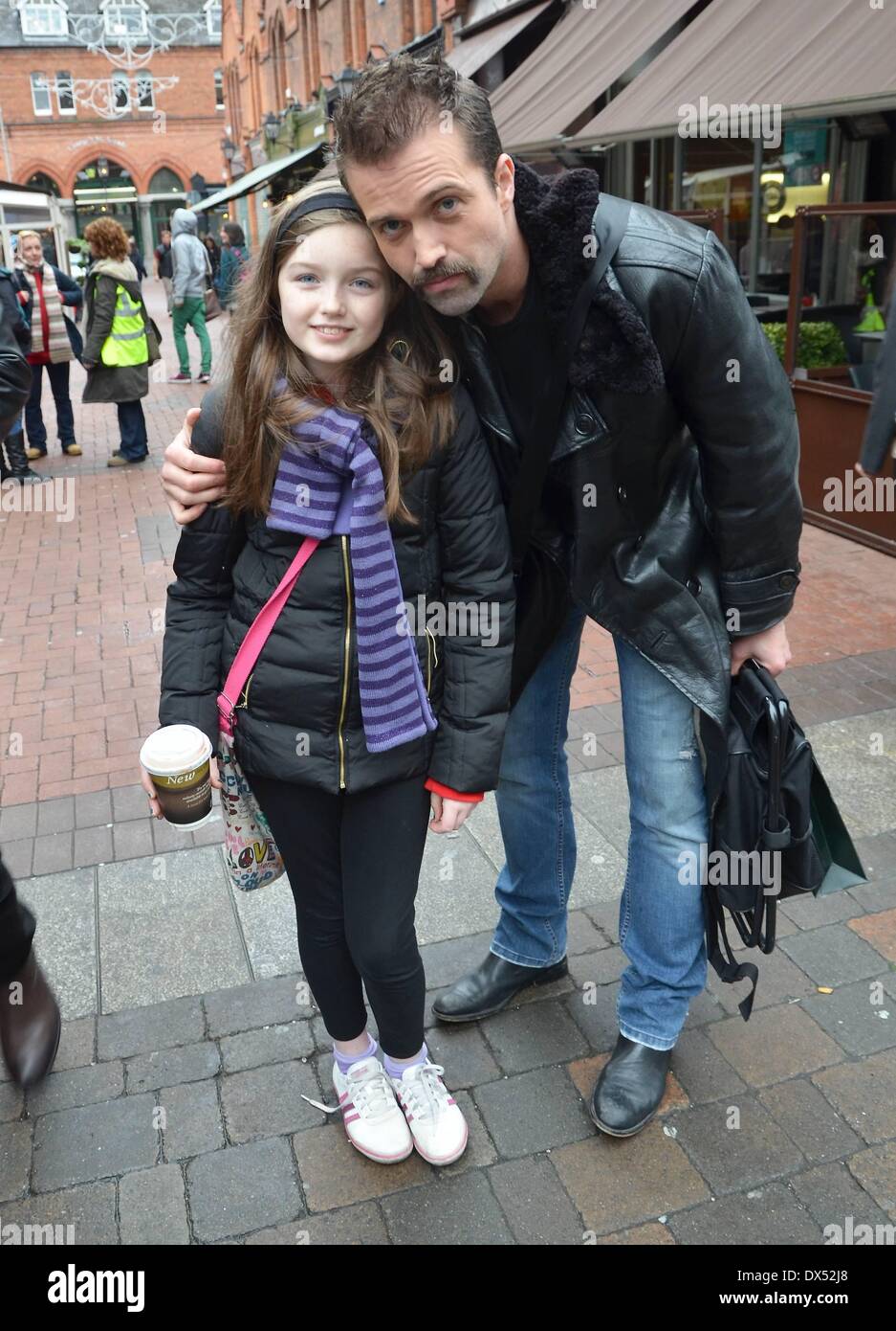 Emmett J Scanlan and daughter Kayla Scanlan E4's Hollyoaks cast seen ...