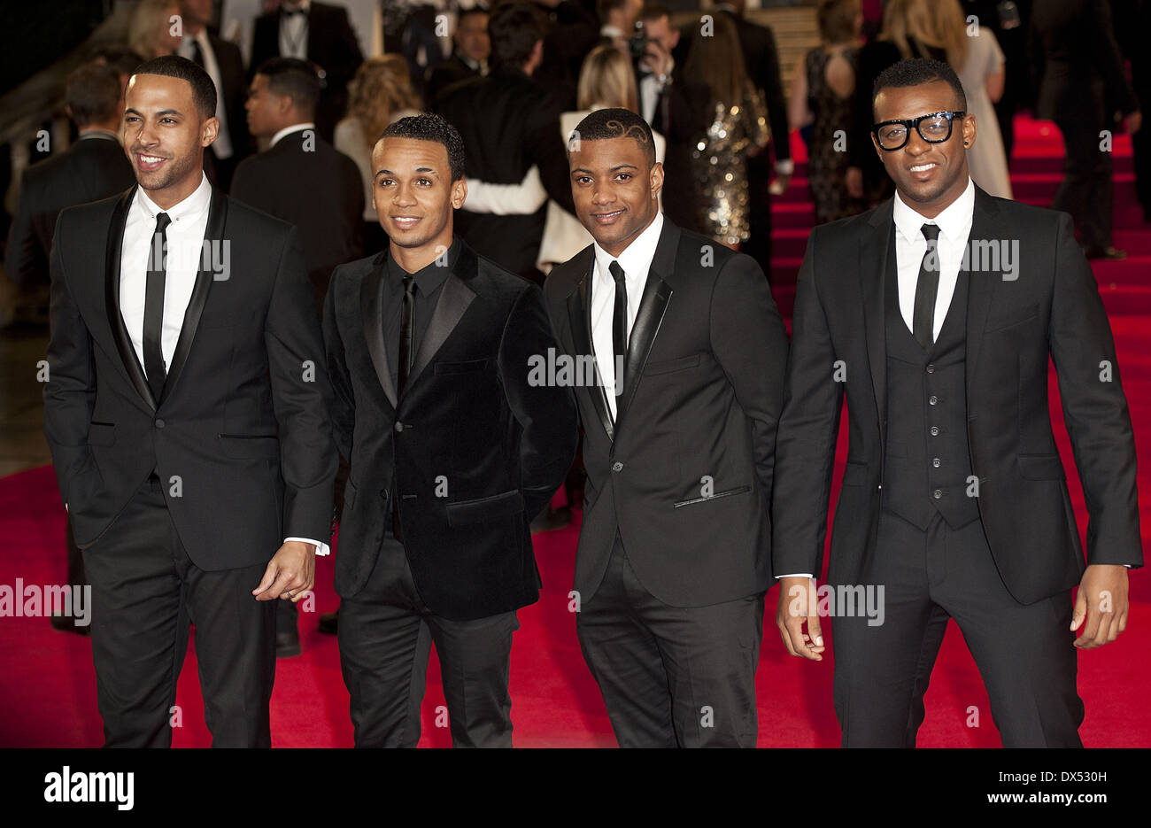 JLS Royal World Premiere of Skyfall held at the Royal Albert Hall ...