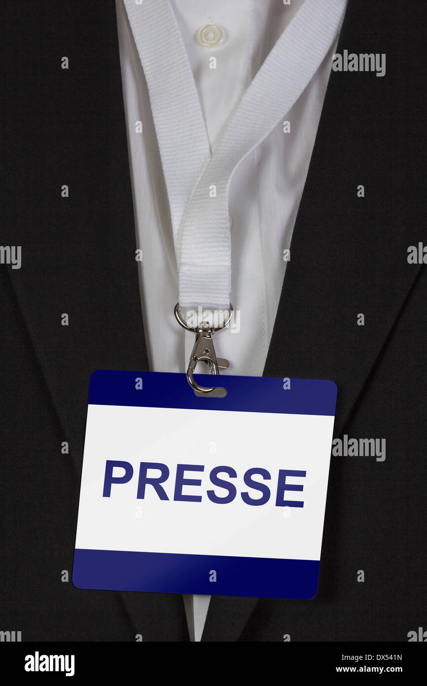 Id badge suit hi-res stock photography and images - Alamy
