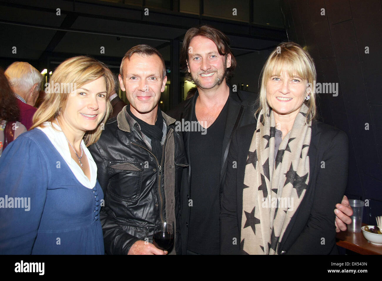 Penny Smith and Vince Leigh attends the 55 Days press night at the Hampstead Theatre, Eton ...