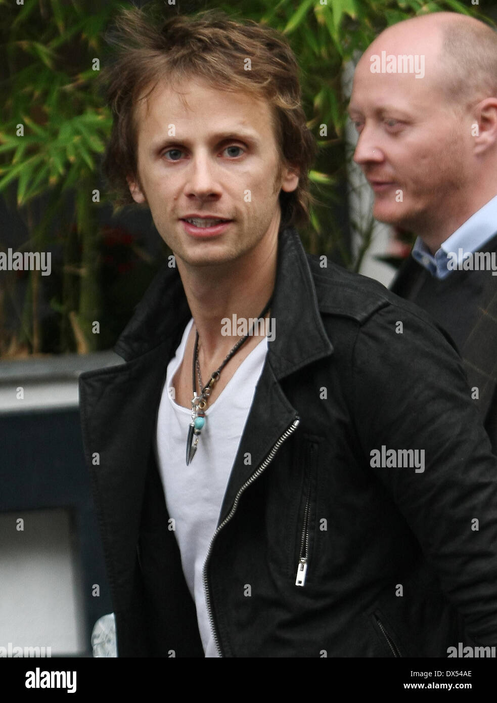 Dominic Howard at the ITV studios London, England - 25.10.12 Featuring ...