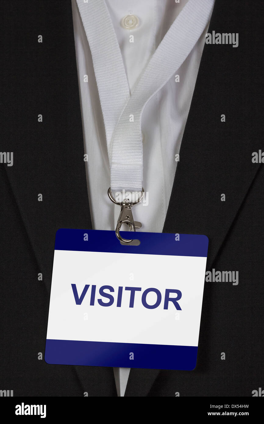 Man wearing id badge hi-res stock photography and images - Alamy