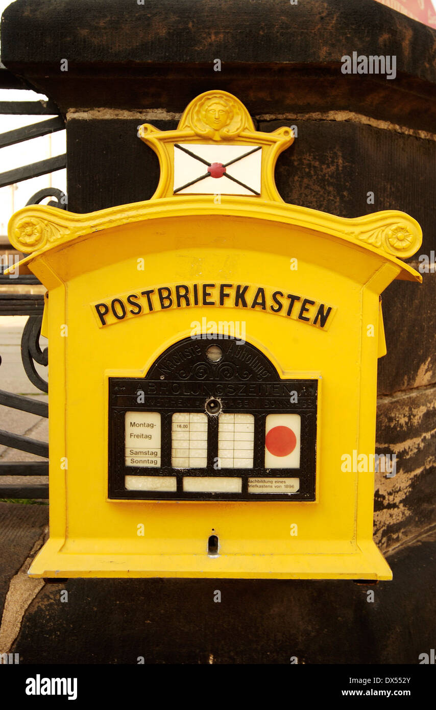 Mail box german post office hi-res stock photography and images - Alamy