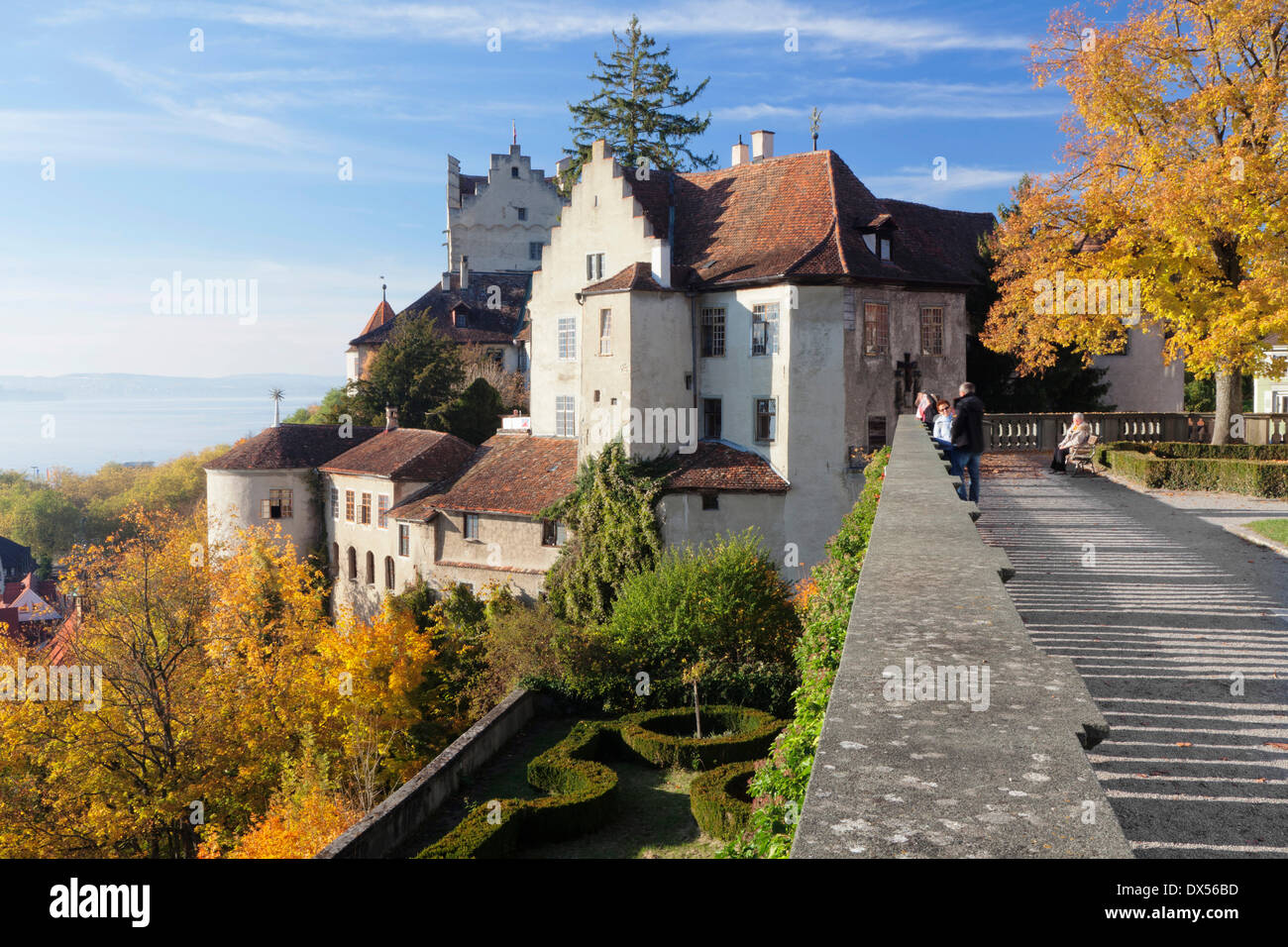 Observation terrace at the new castle hi-res stock photography and ...