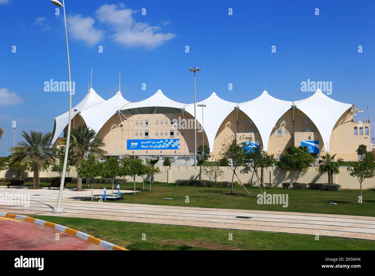 Yas Marina Circuit F1 race track, Yas Island, Emirate of Abu Dhabi ...