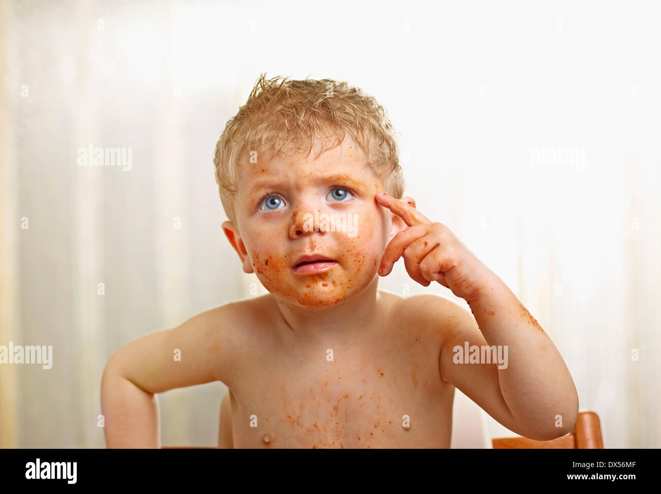 Smeared face hi-res stock photography and images - Alamy