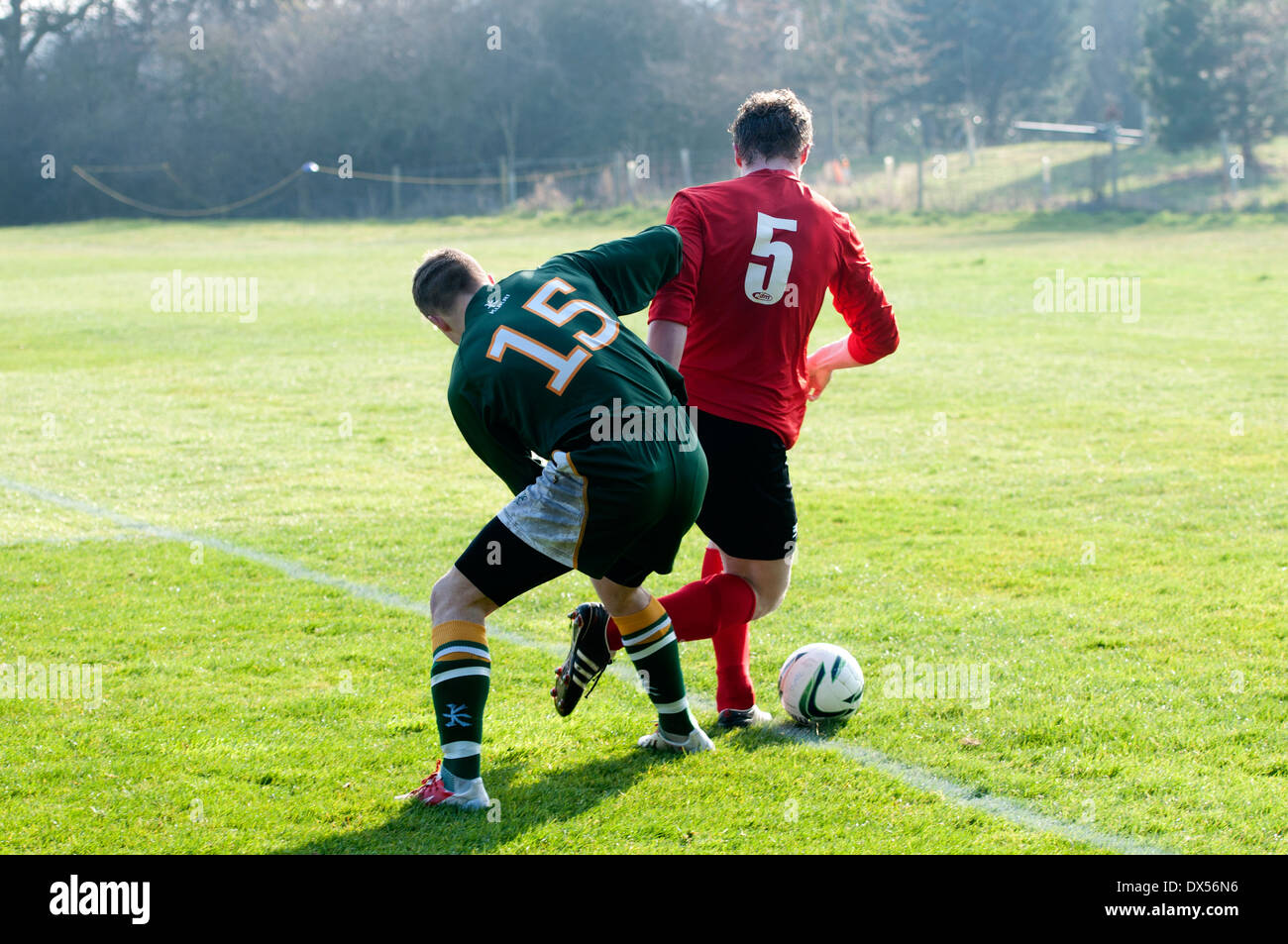 University sport. Men`s football Stock Photo - Alamy