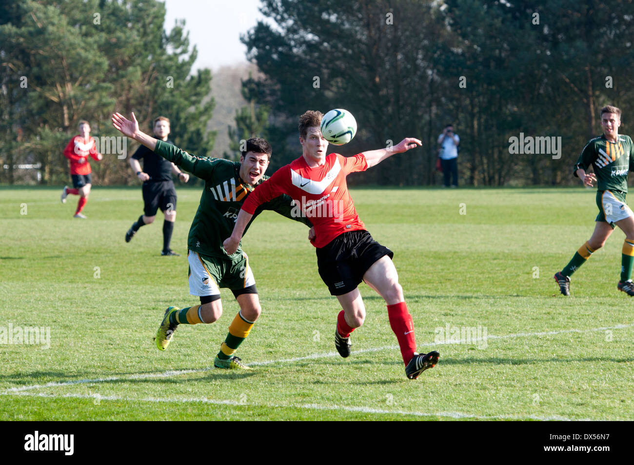 University sport. Men`s football Stock Photo - Alamy