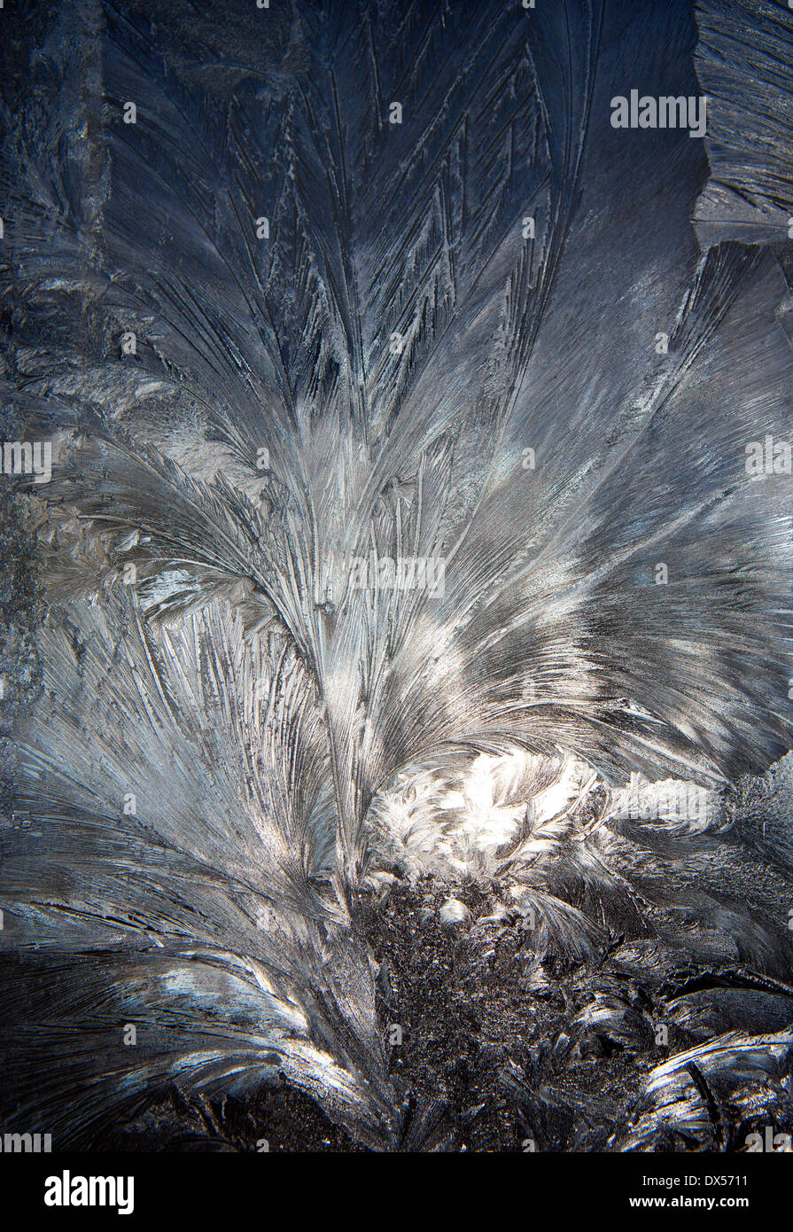 Frost pattern close up hi-res stock photography and images - Alamy