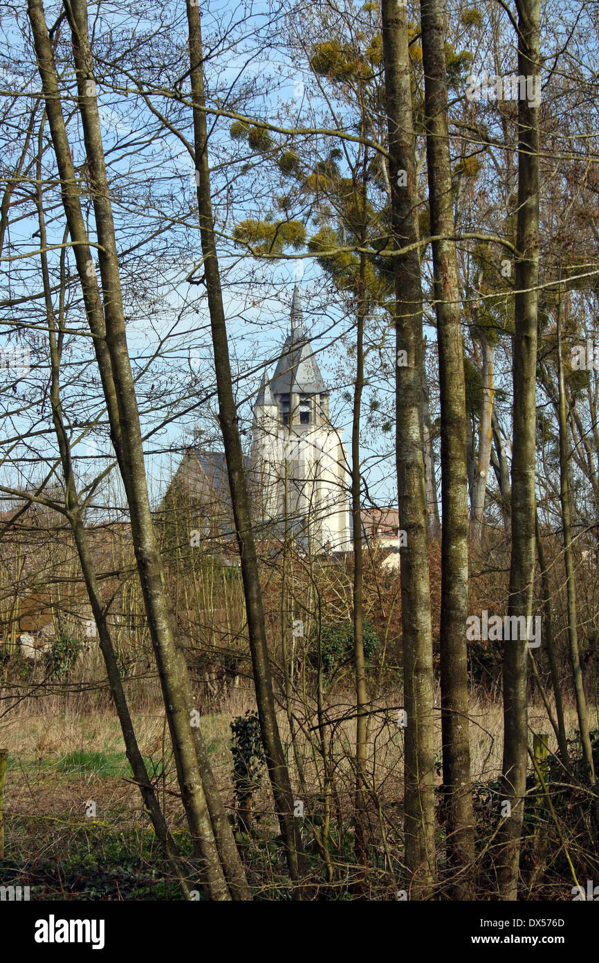 Church of St Jacques, Illiers Combray, France Stock Photo - Alamy