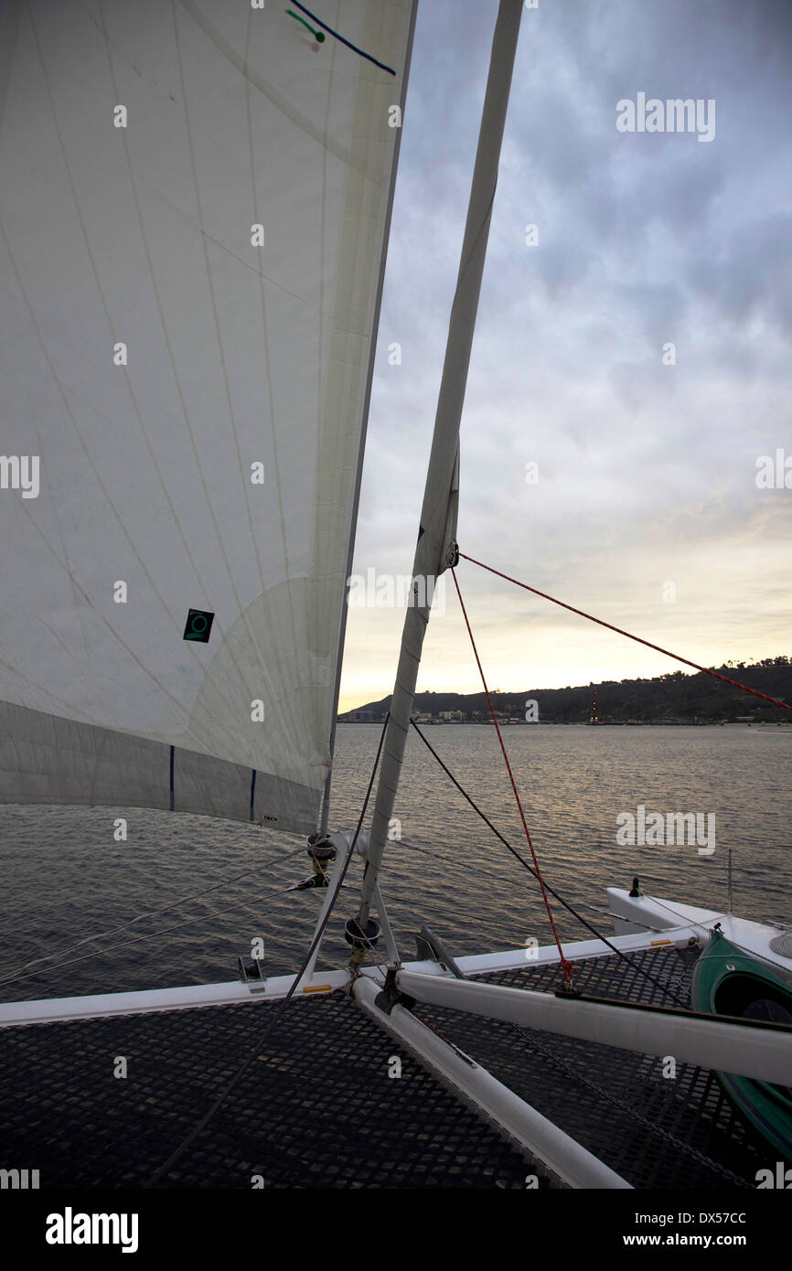 Sails boat hi-res stock photography and images - Alamy
