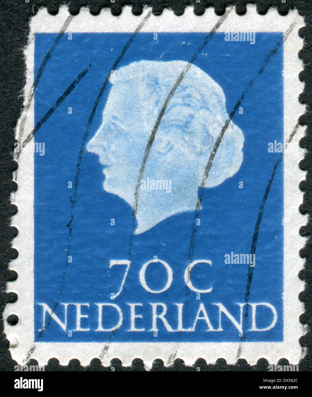 NETHERLANDS - CIRCA 1971: Postage stamp printed in the Netherlands ...