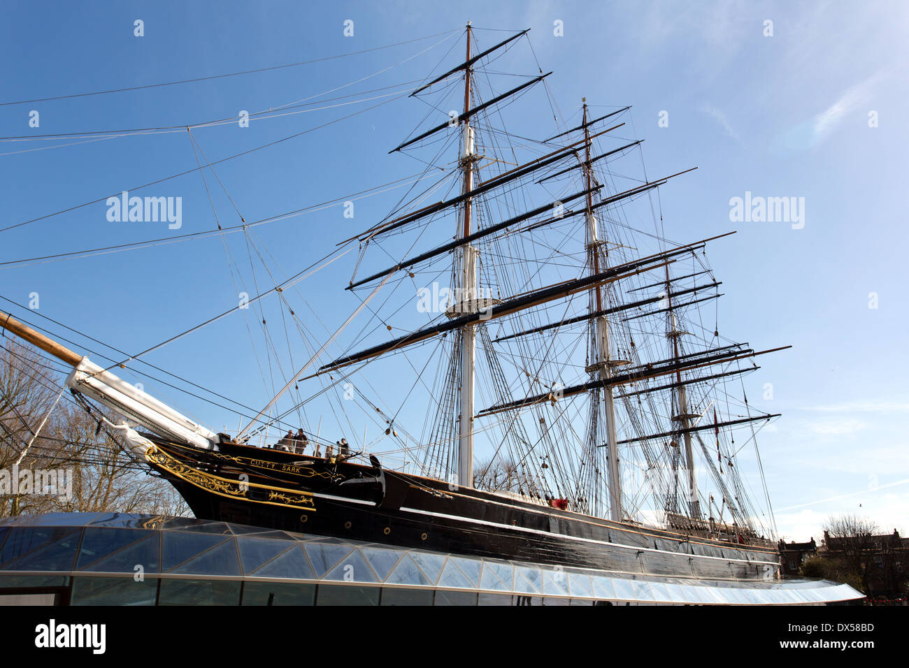 The Cutty Sark, In Greenwich, London, Uk Famous 19th Century clipper ...