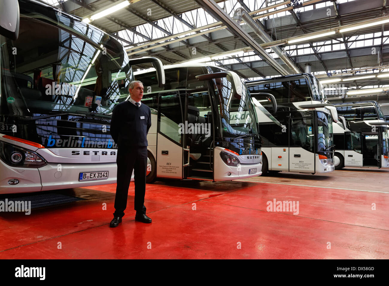 Berlin germany long distance buses hi-res stock photography and images ...