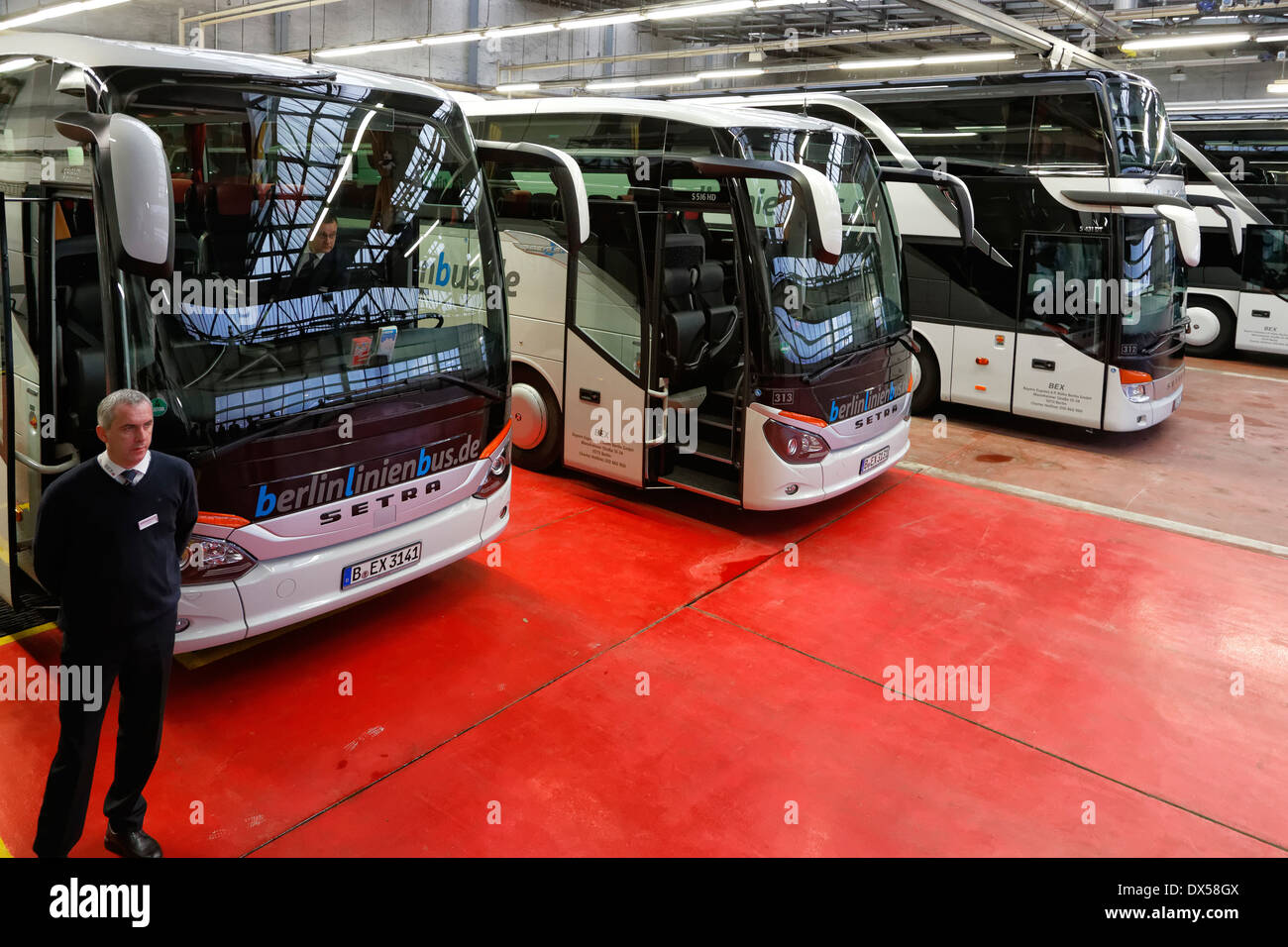Berlin germany long distance buses hi-res stock photography and images ...