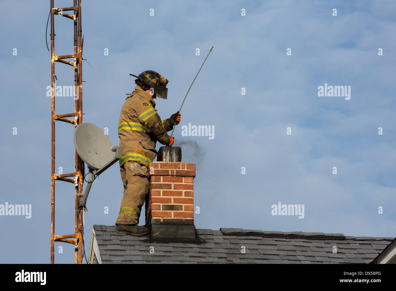 Chimney roof hi-res stock photography and images - Alamy