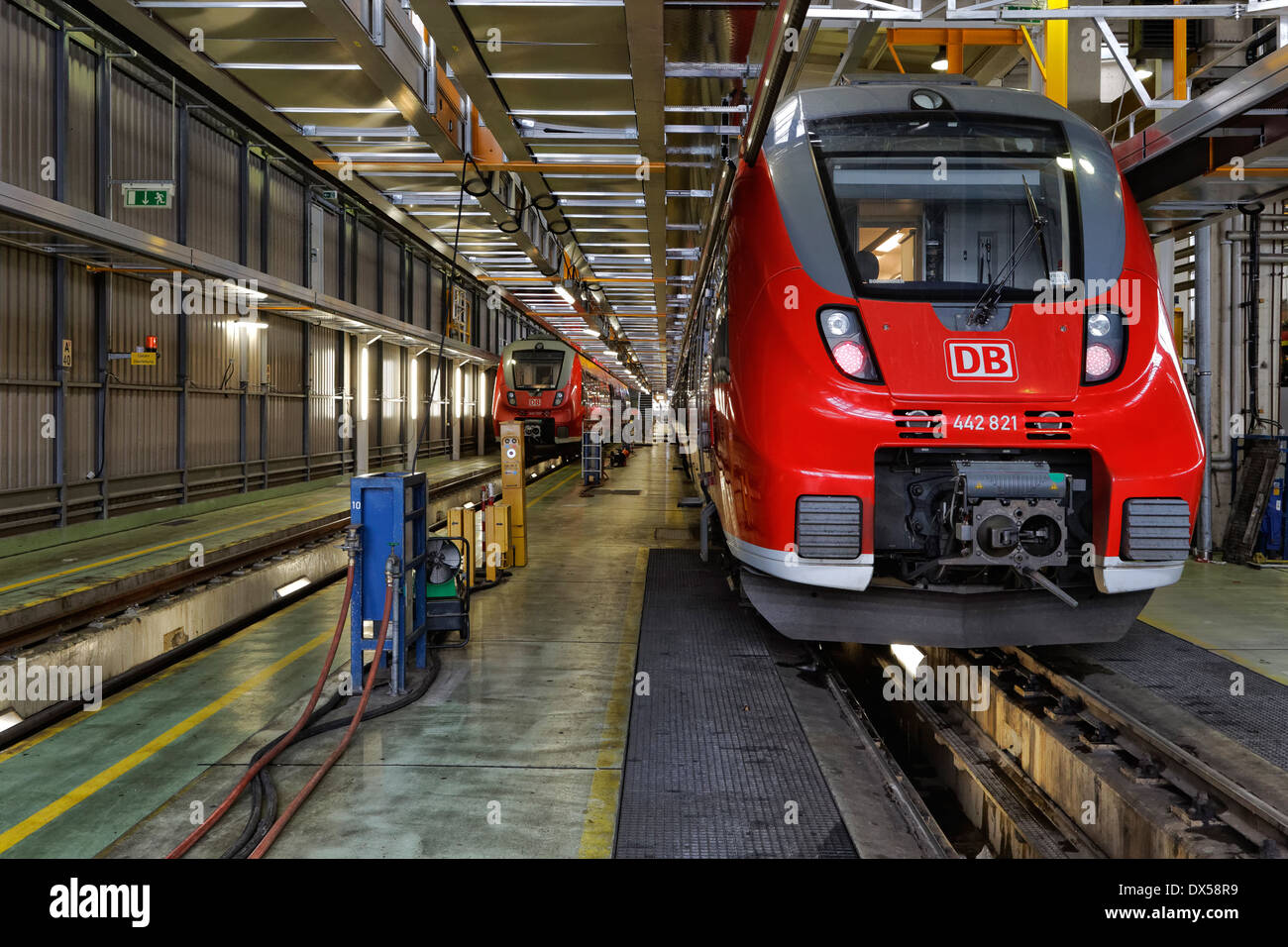 Berlin, Germany, DB Regio - Werk Berlin -Lichtenberg Stock Photo - Alamy