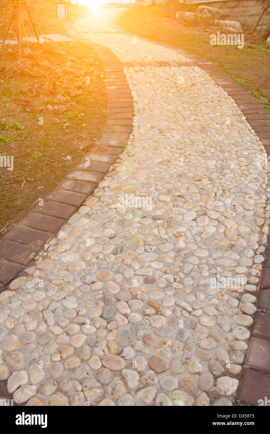 Pebble step hi-res stock photography and images - Alamy